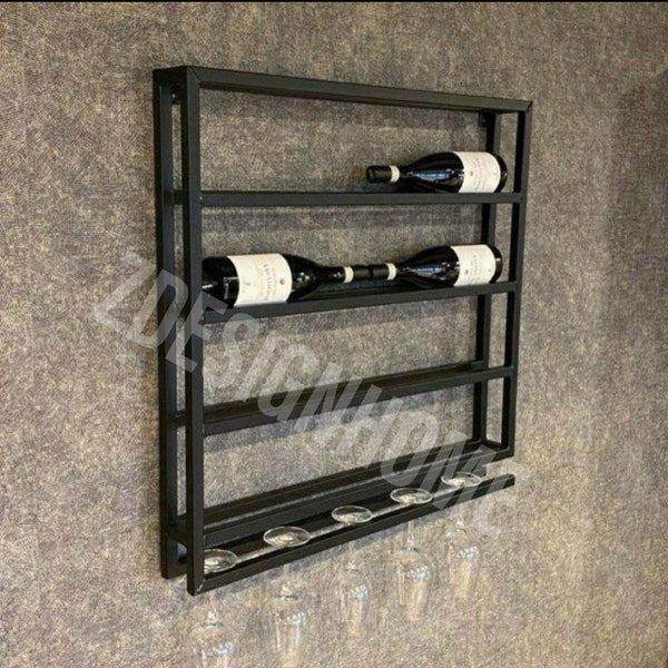 Metal Wine Rack - Etsy