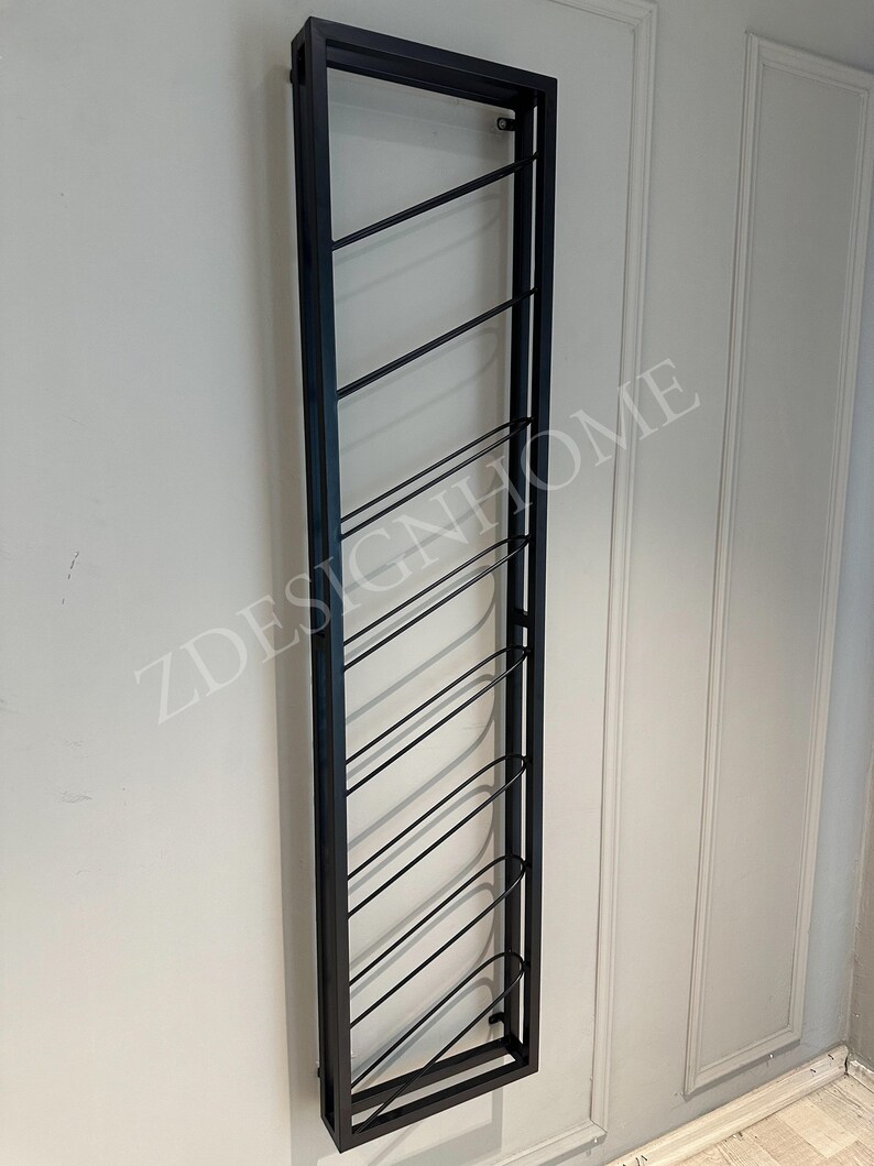 Wall Mounted Wine Rack , Wine Holder, Metal Wine Rack, Wall Mount Wine ...