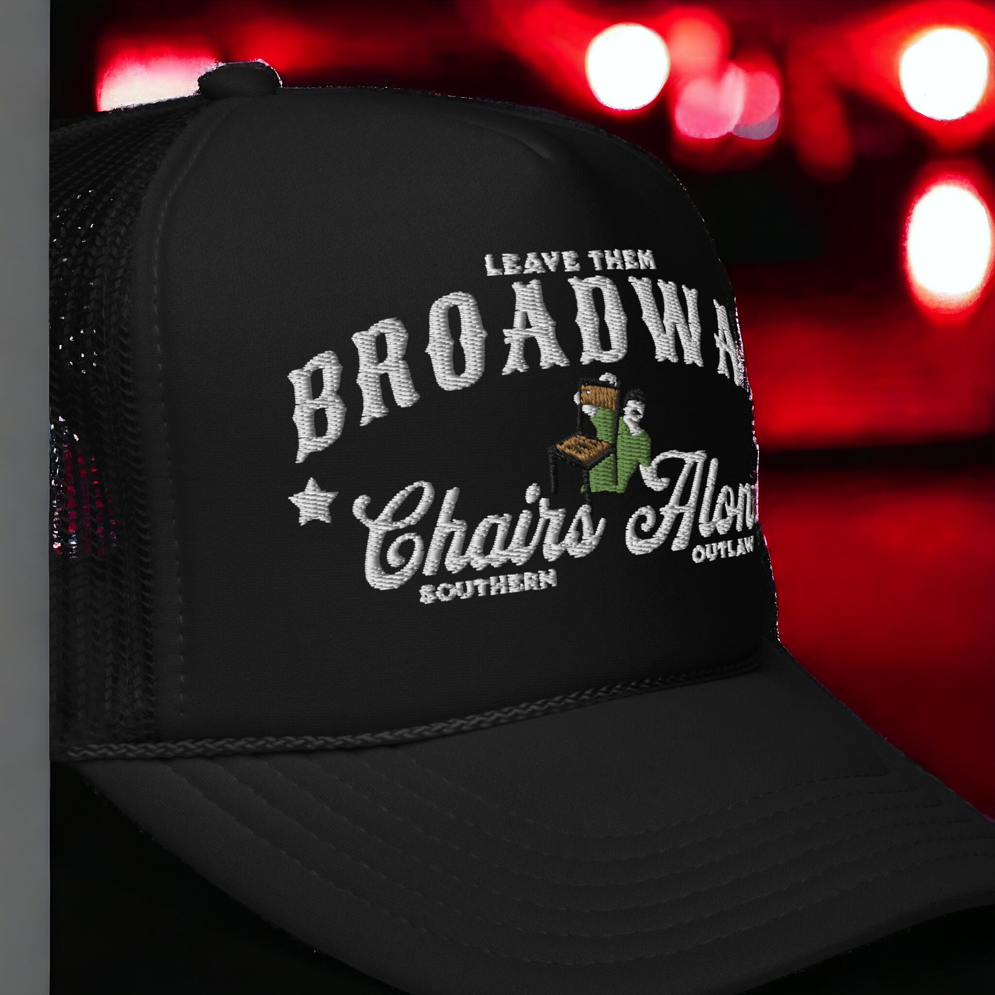 Morgan Wallen Leave Them Broadway Chairs Alone Trucker Hat / Snapback ...