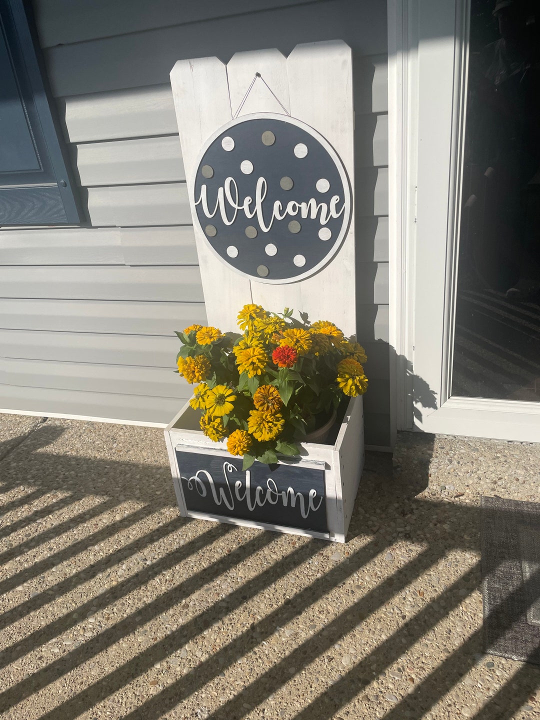 Welcome Sign Door Hanger SVG, Door Decor, Cut File, Welcome Sign SVG ...