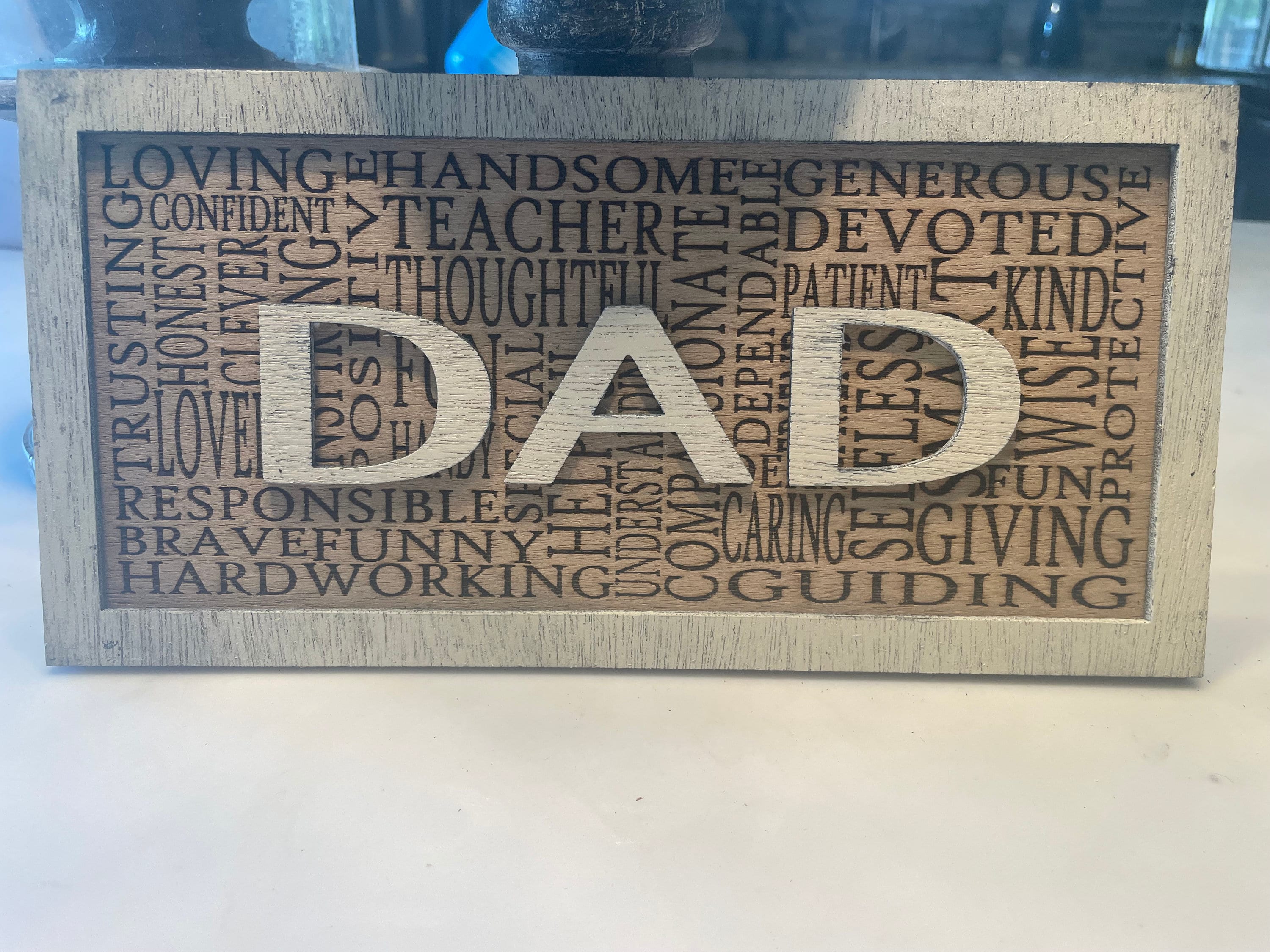 Dad Sign Laser File, Father's Day Sign Svg, Dad Gift Svg, Father, Gifts ...