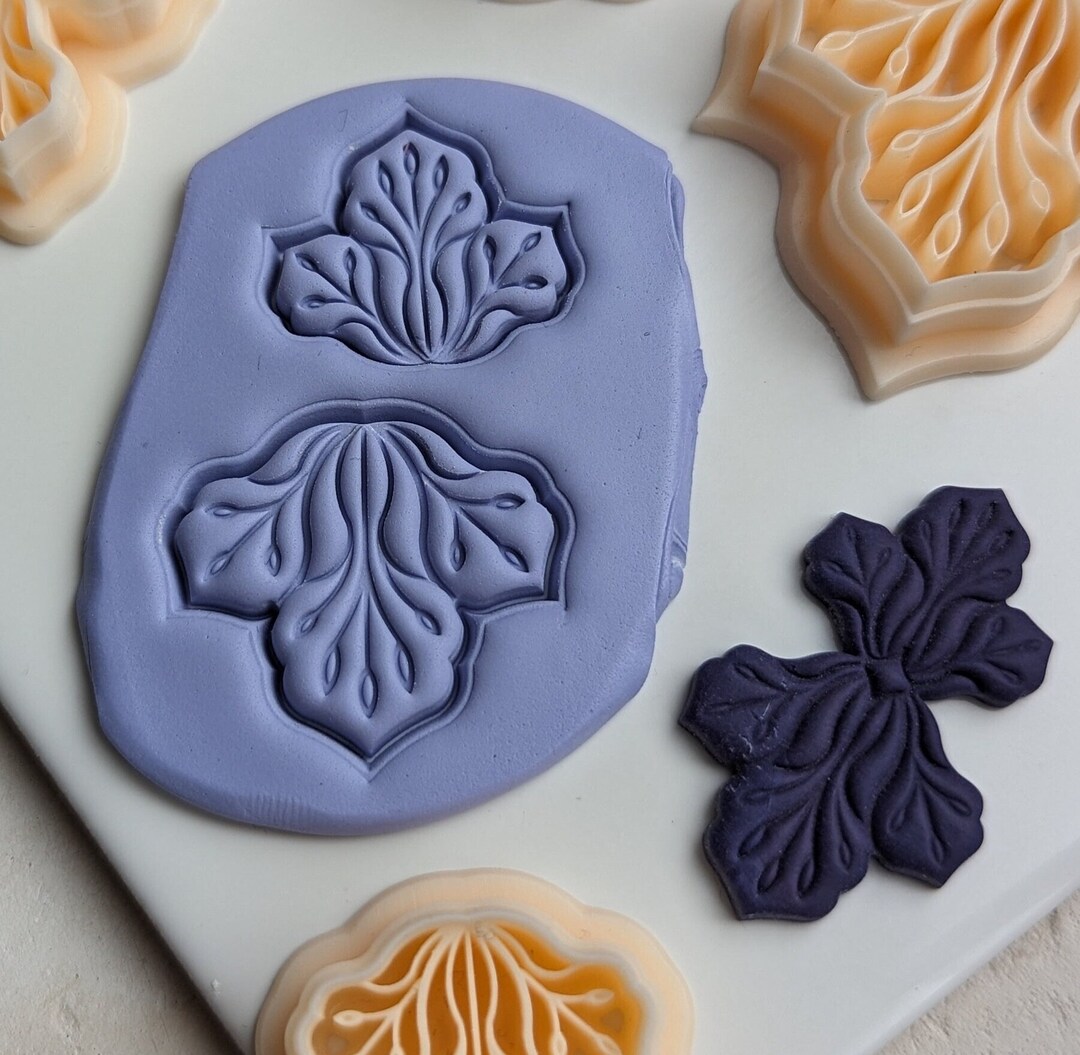 Nouveau Iris Flowers Polymer Clay Cutters - Etsy