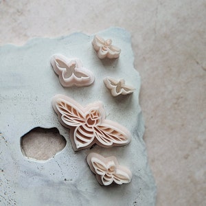 Bee Mine Collection Bee Polymer Clay Jewellery Cutters Embossed and ...