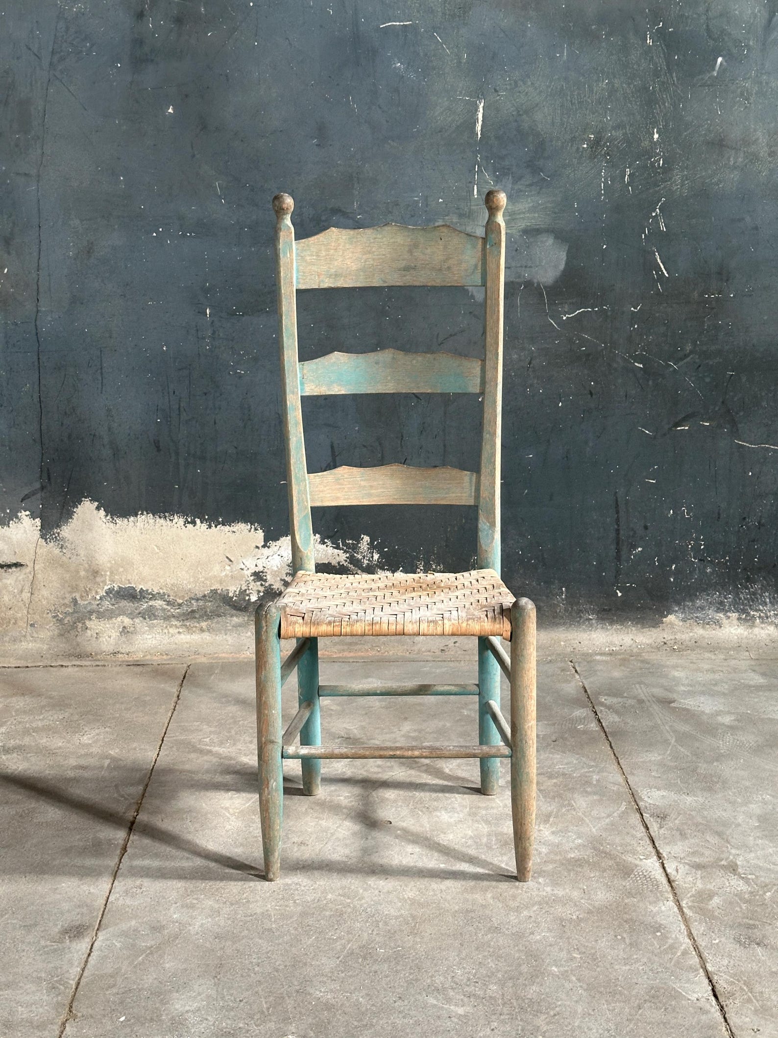 Tall Primitive American Ladder Back Chair - Etsy