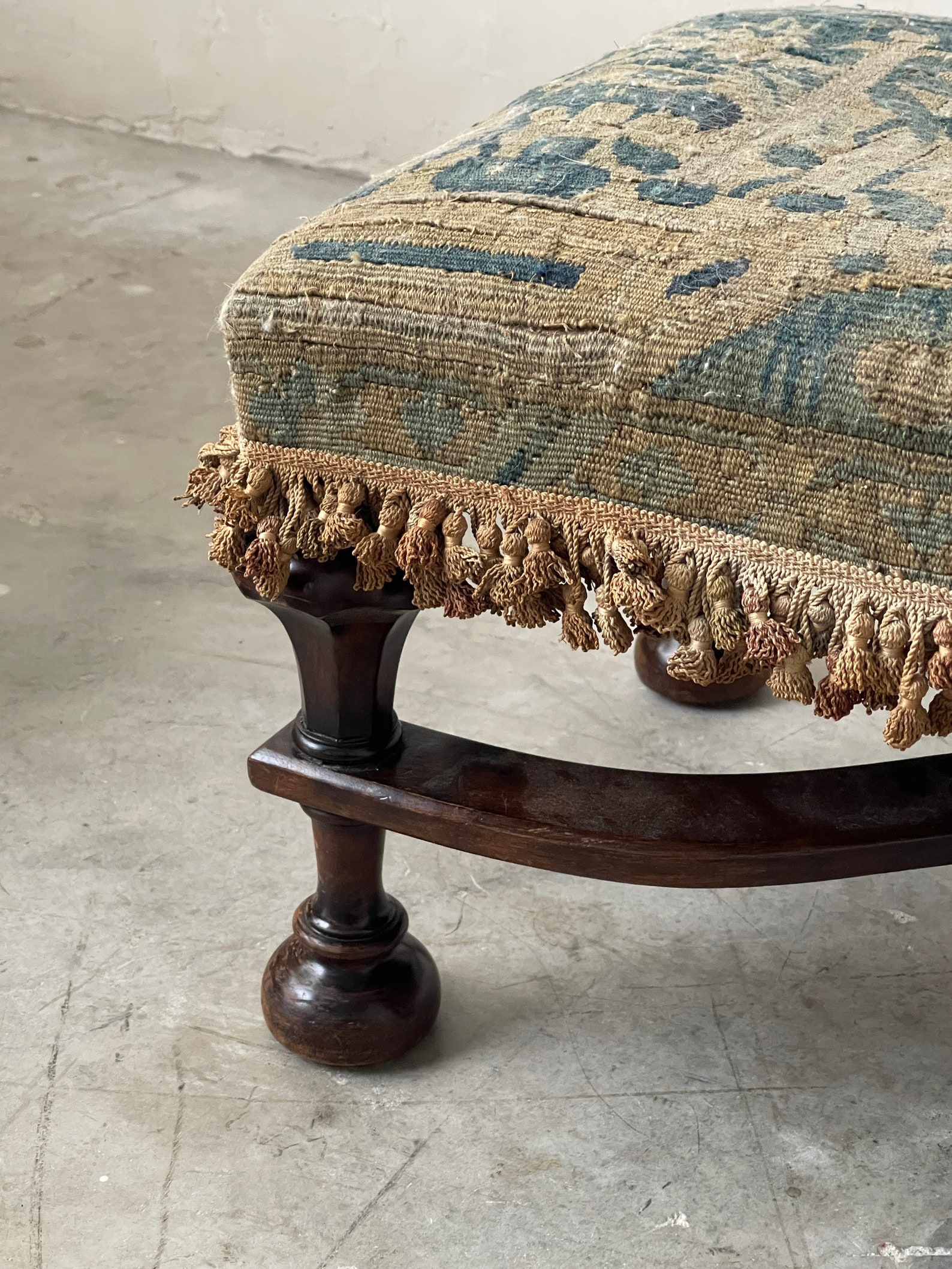 William and Mary Tapestry Bench - Etsy