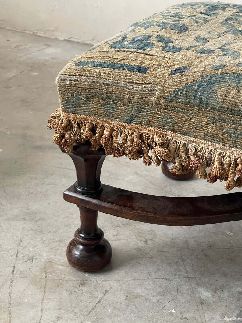 William and Mary Tapestry Bench - Etsy