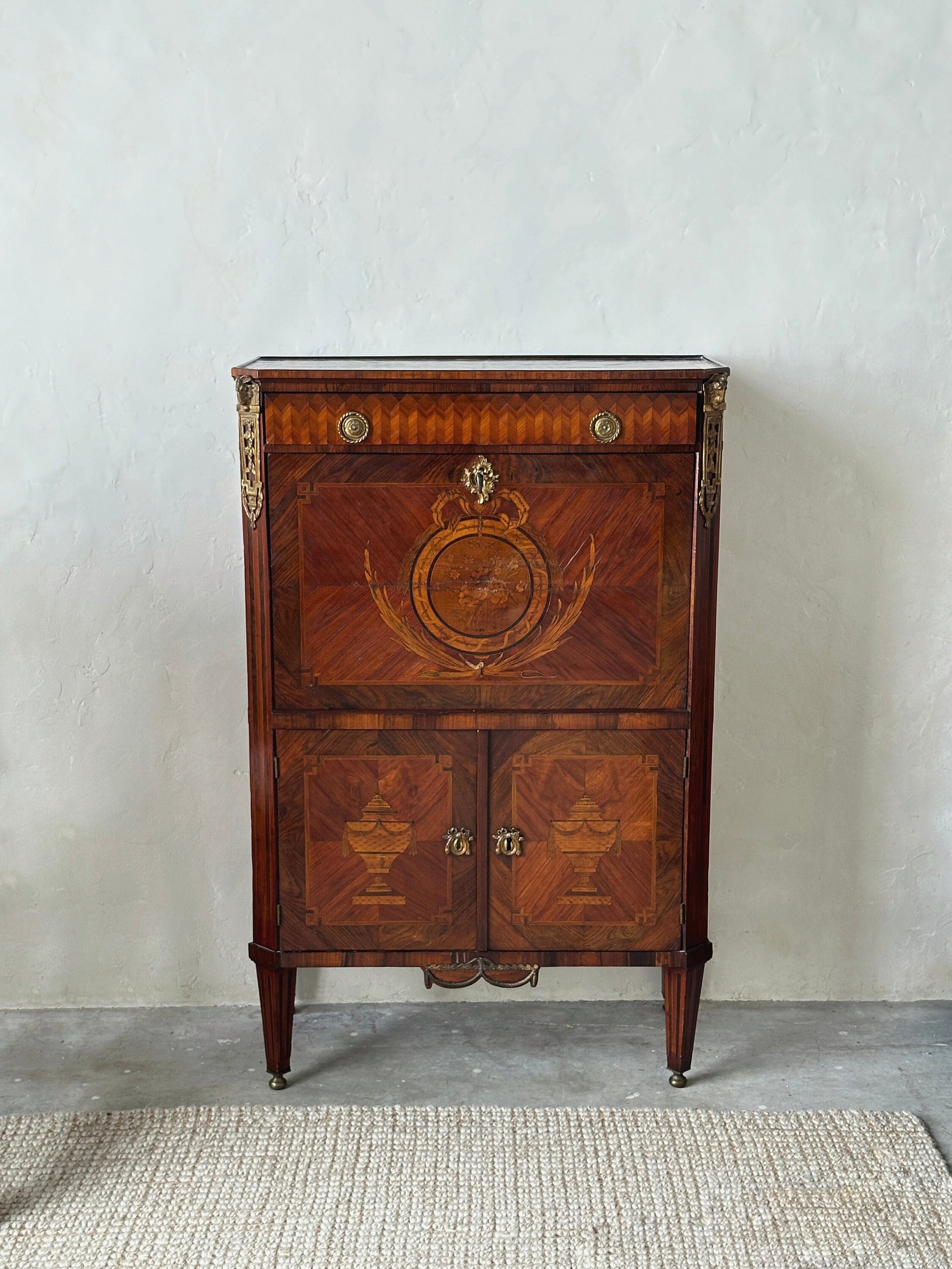 18th Century Signed Louis XVI French Secretary - Etsy