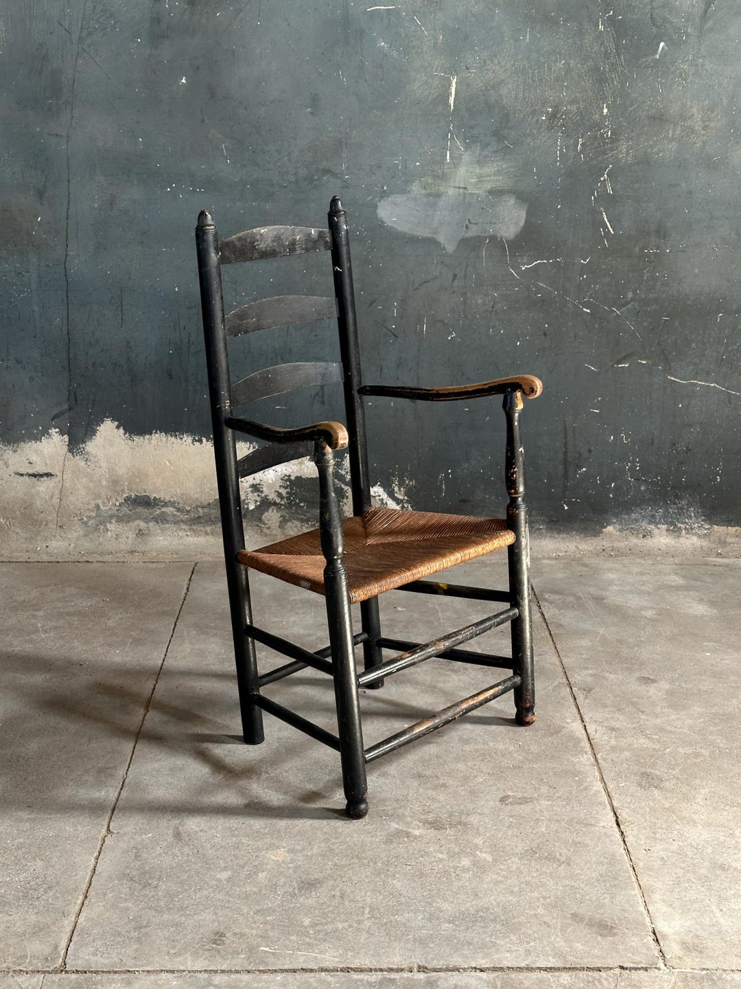 Early American Primitive Ladder Back Chair - Etsy