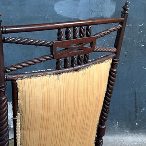 Victorian Barley Twist Rocking Chair - Etsy