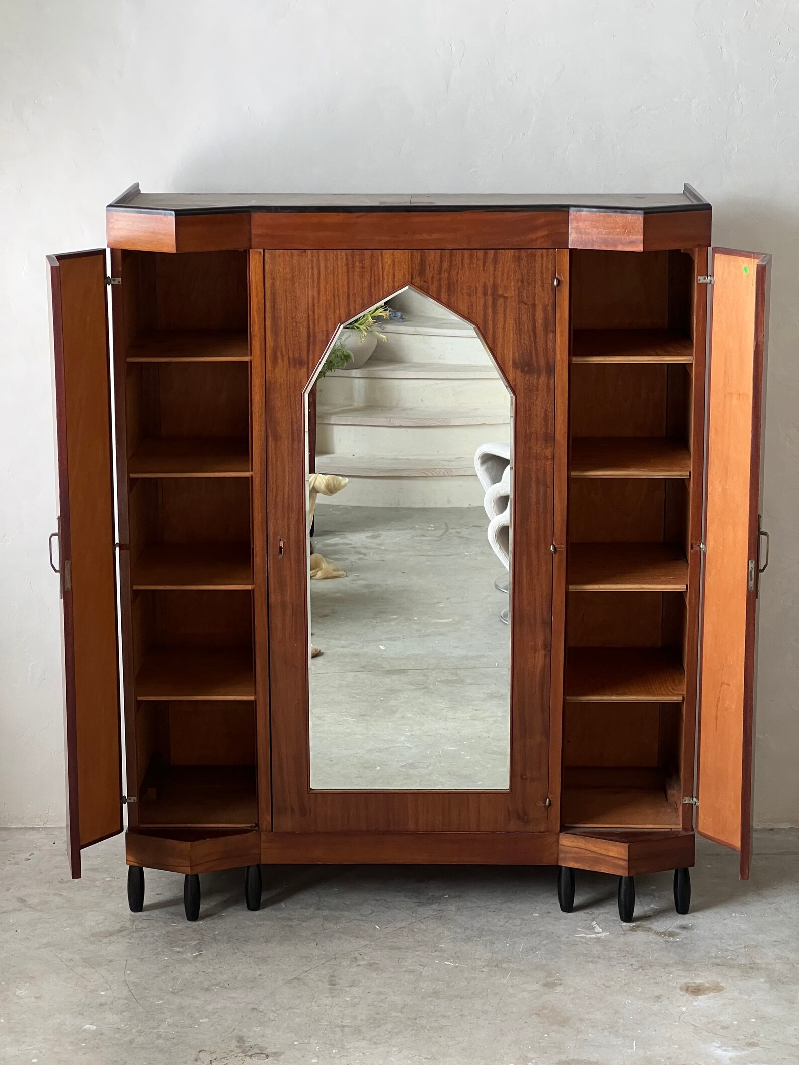 French Art Deco Cubist Wardrobe - Etsy