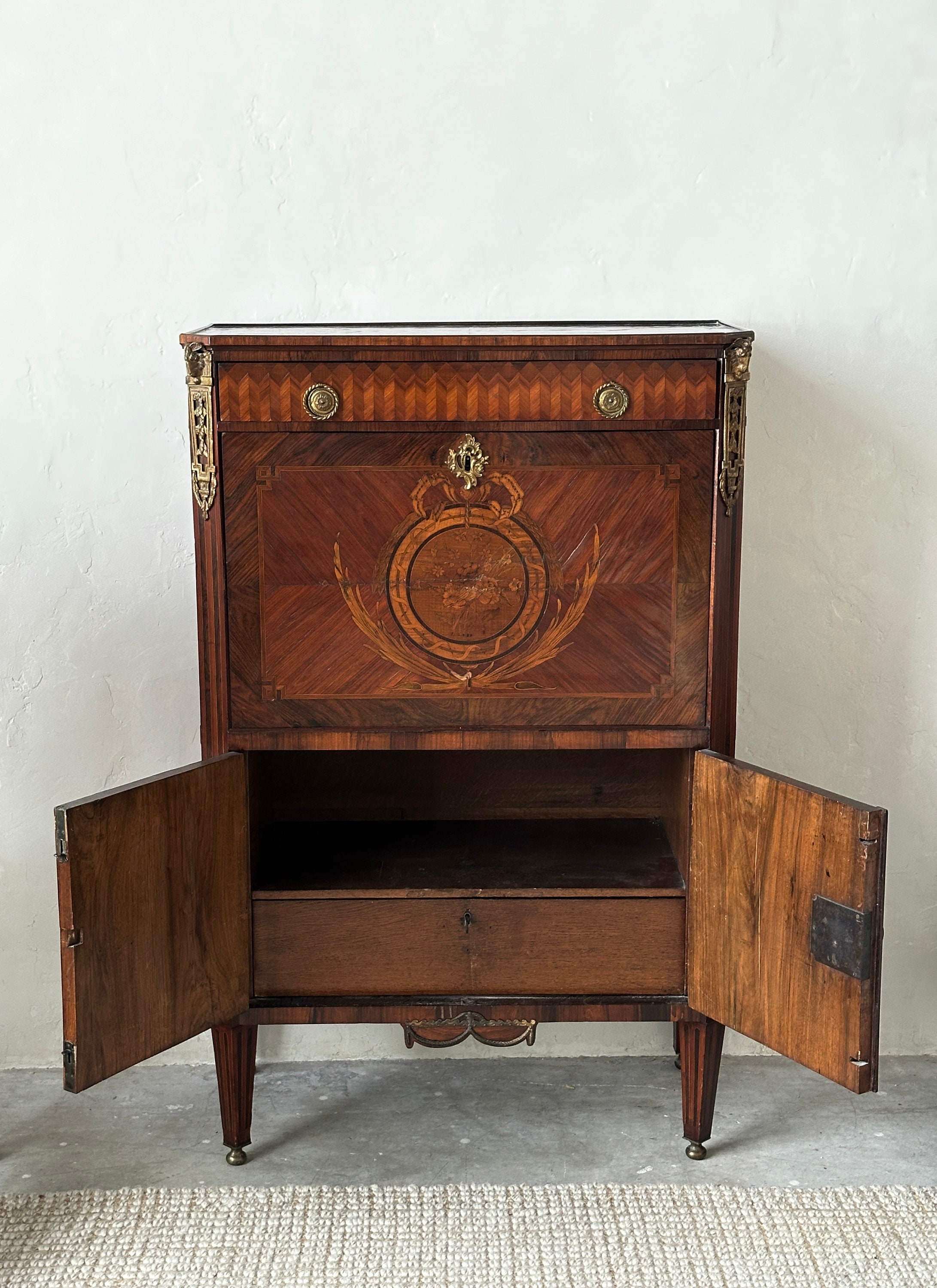 18th Century Signed Louis XVI French Secretary - Etsy