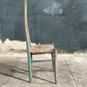 Tall Primitive American Ladder Back Chair - Etsy