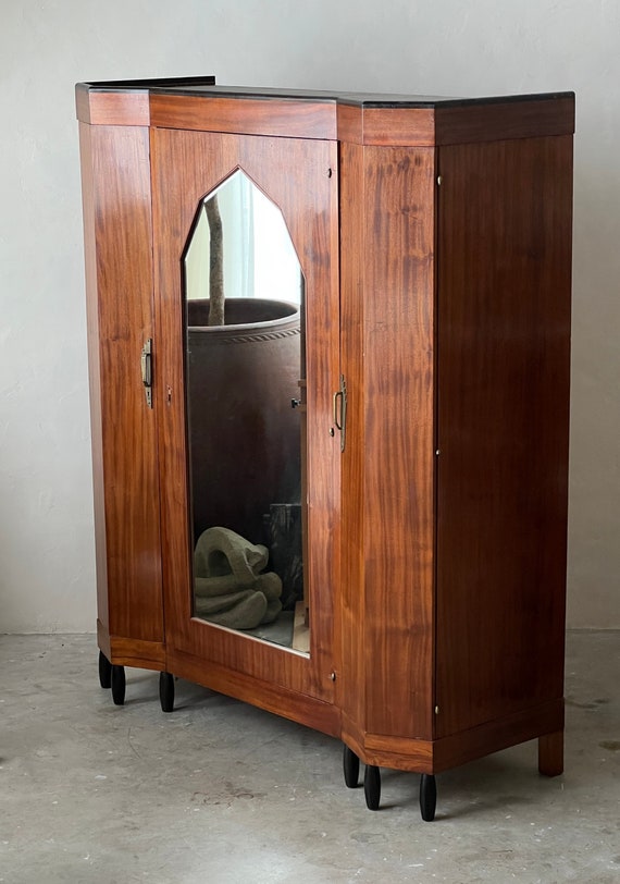 French Art Deco Cubist Wardrobe - Etsy