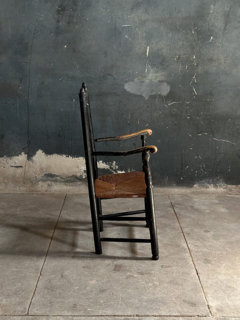 Early American Primitive Ladder Back Chair - Etsy