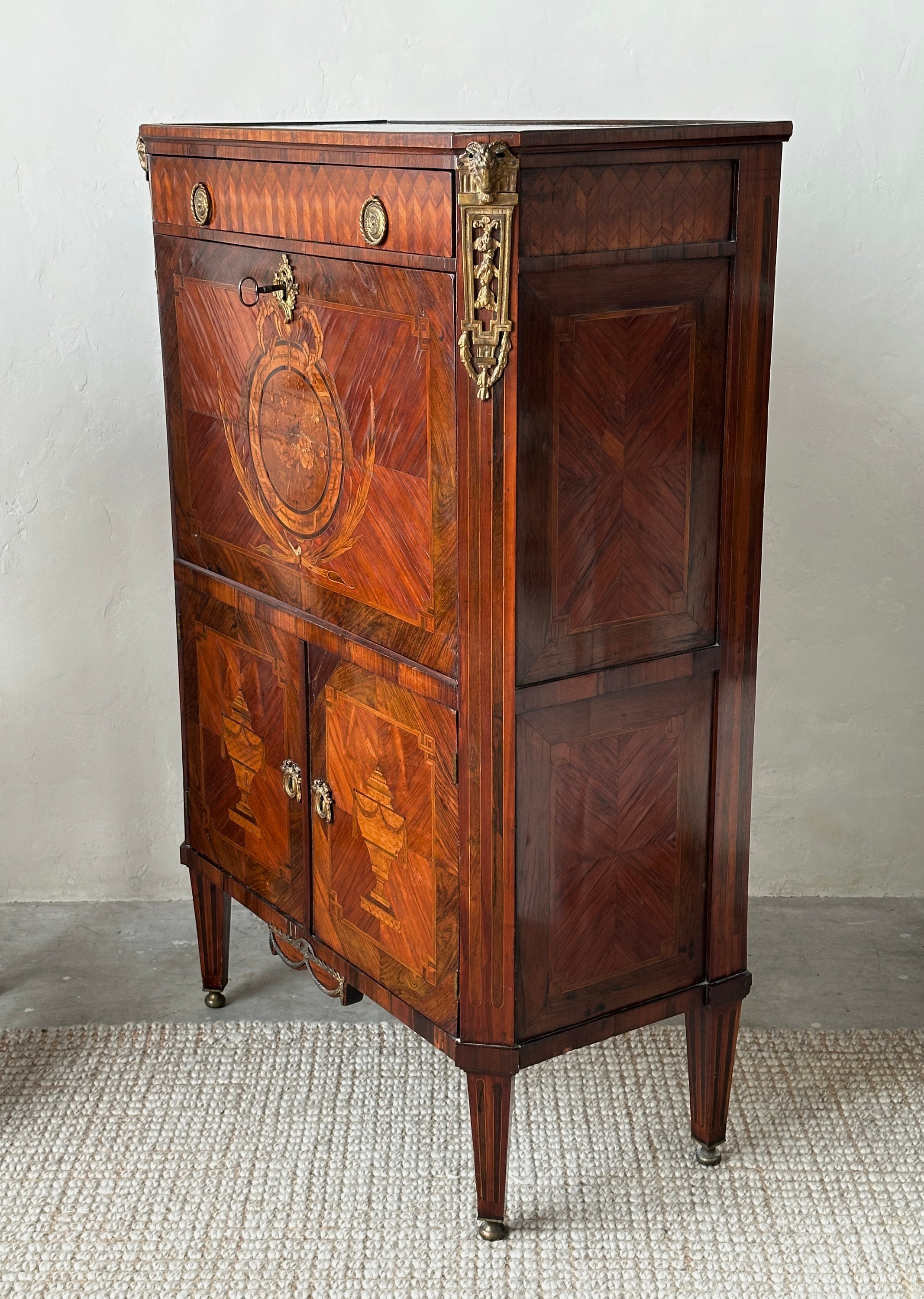 18th Century Signed Louis XVI French Secretary - Etsy