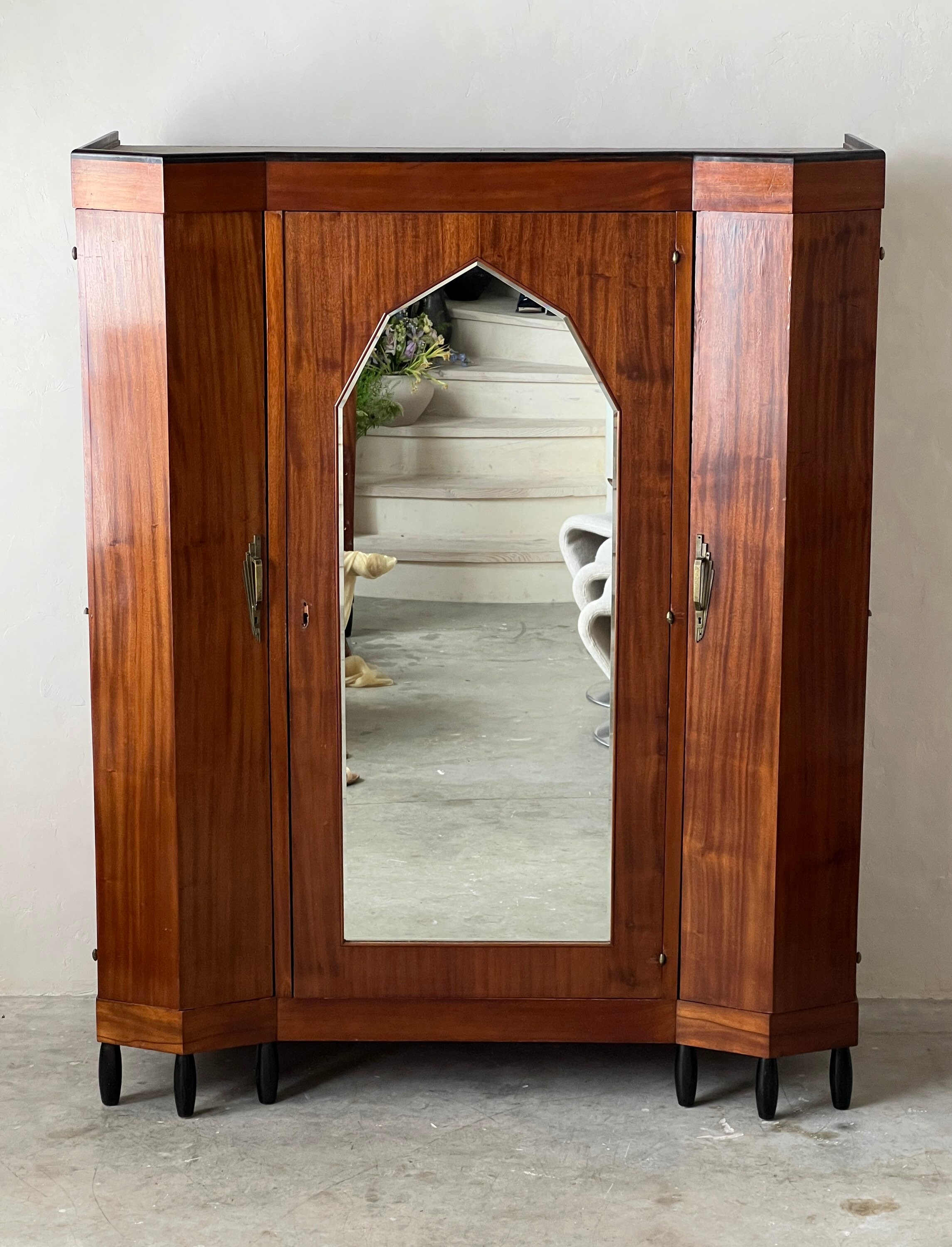 French Art Deco Cubist Wardrobe - Etsy