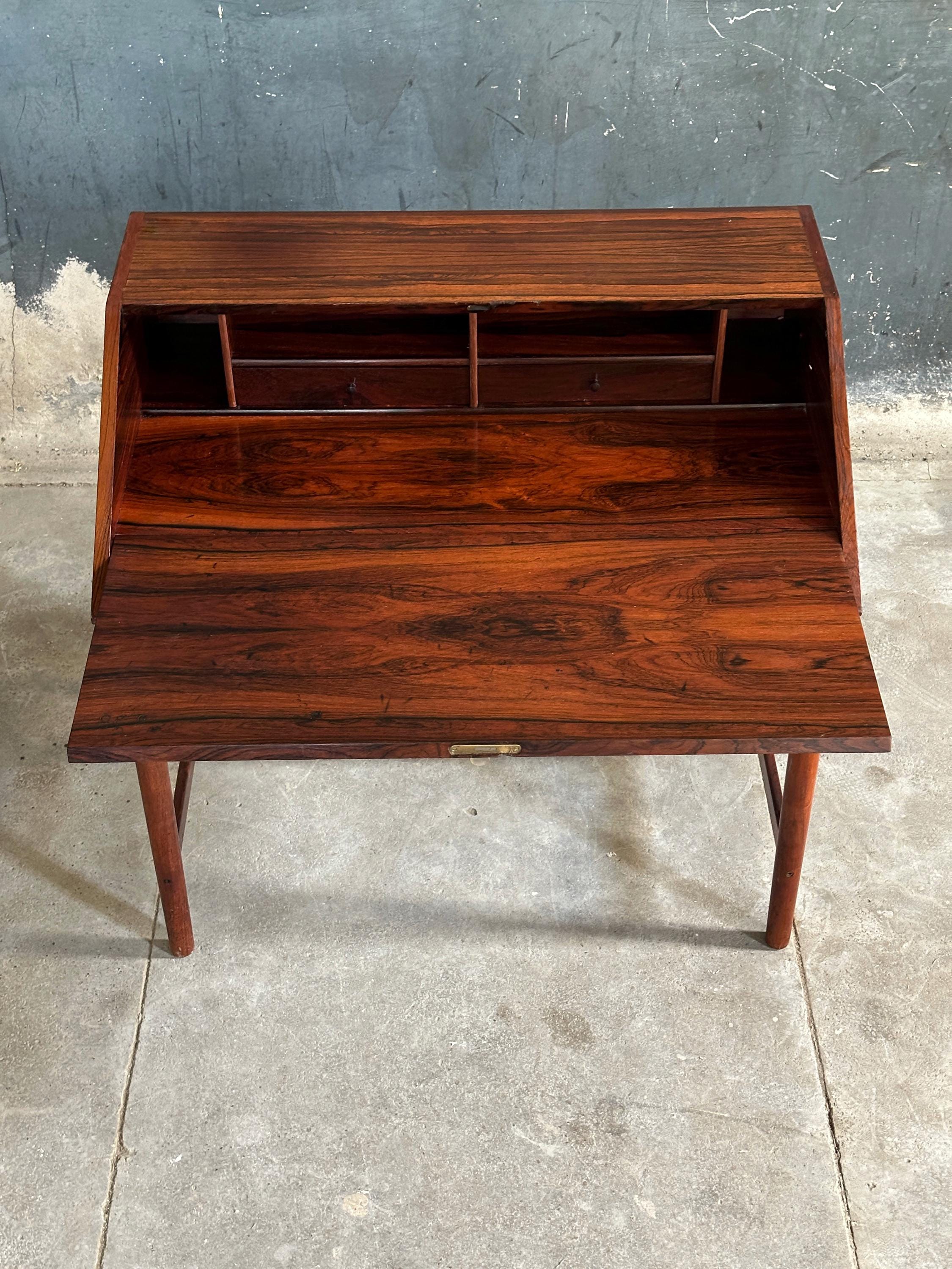 Brazilian Rosewood Desk by Torbjorn Afdal for Bruksbo - Etsy