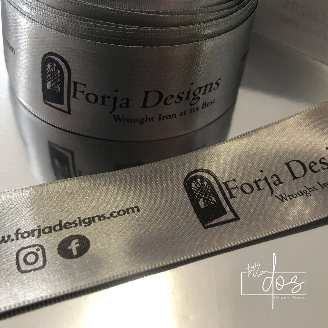 Printed Satin Ribbon, Custom Ribbon That You Will LOVE- 50mm - Etsy