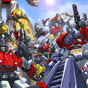 Transformers Generation One G1 Posters Set of 4 From Dreamwave Comics ...