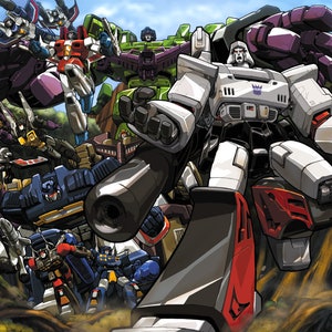 Transformers Generation One G1 Posters Set of 10 From Dreamwave Comics ...