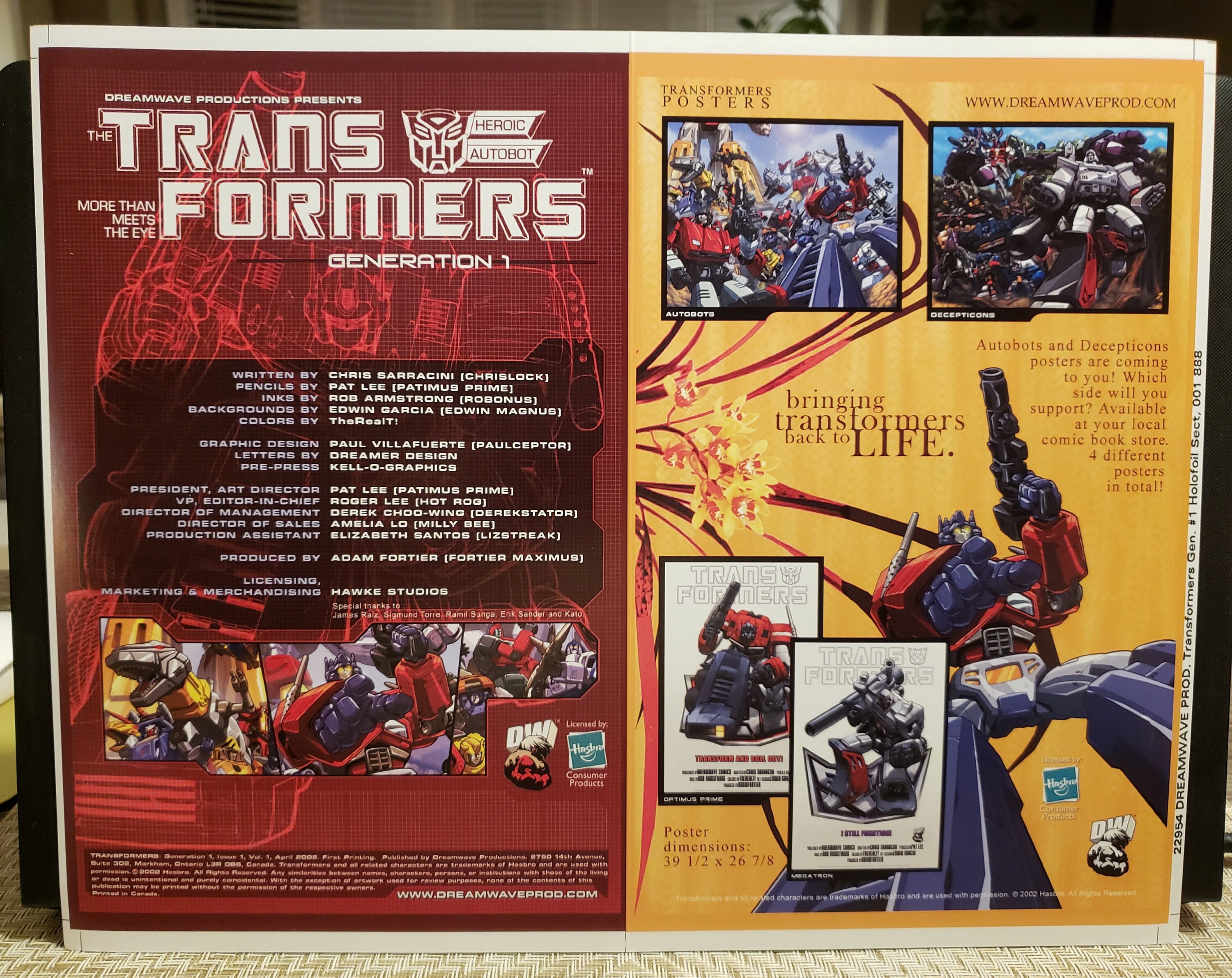 Rare Transformers Generation One G1 HOLOFOIL Unbound (never Folded ...