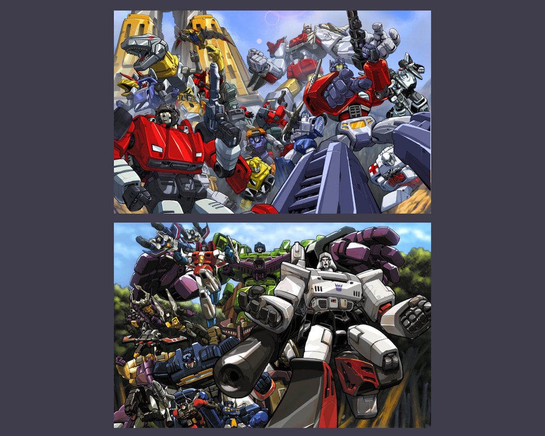 New Transformers AUTOBOTS & DECEPTICONS Posters (27" X 39") G1 ...