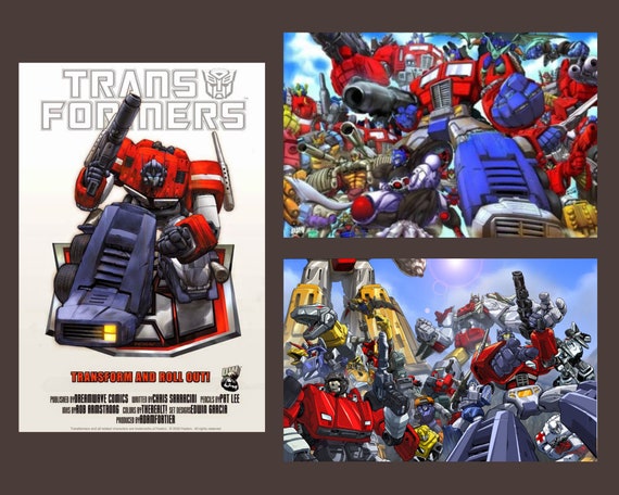 Transformers Generation One G1 OPTIMUS PRIME Posters Set of 3 - Etsy