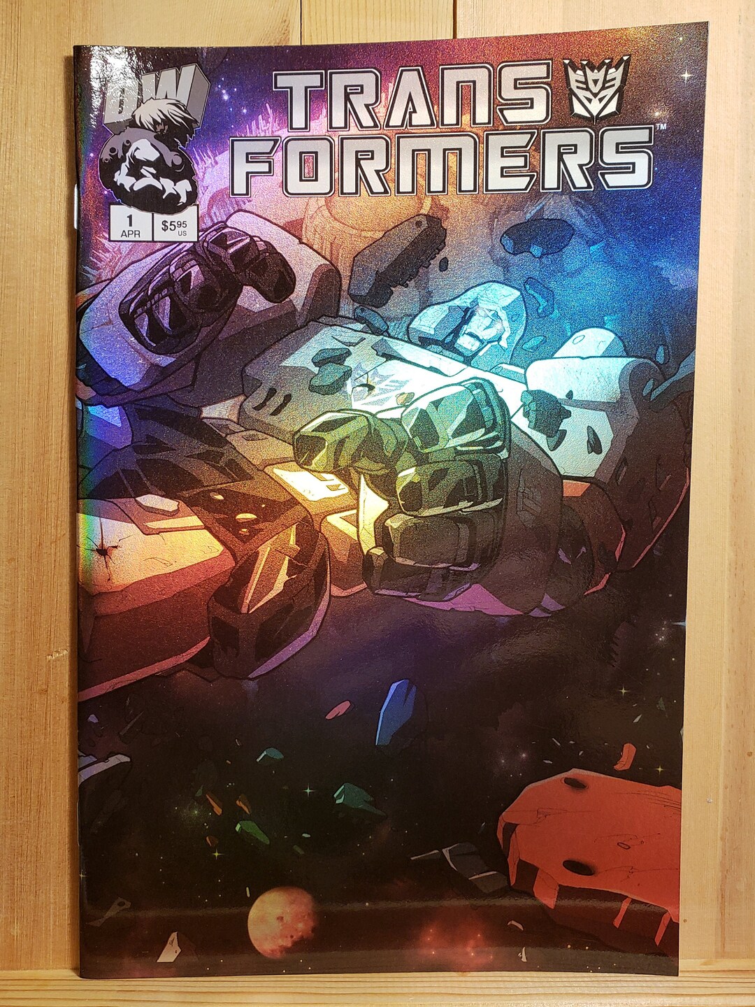 TRANSFORMERS Volume 2 Numéro #1 MEGATRON Holofoil Gatefold Comic Book ...