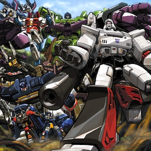 Transformers Generation One G1 Posters Set of 4 From Dreamwave Comics ...
