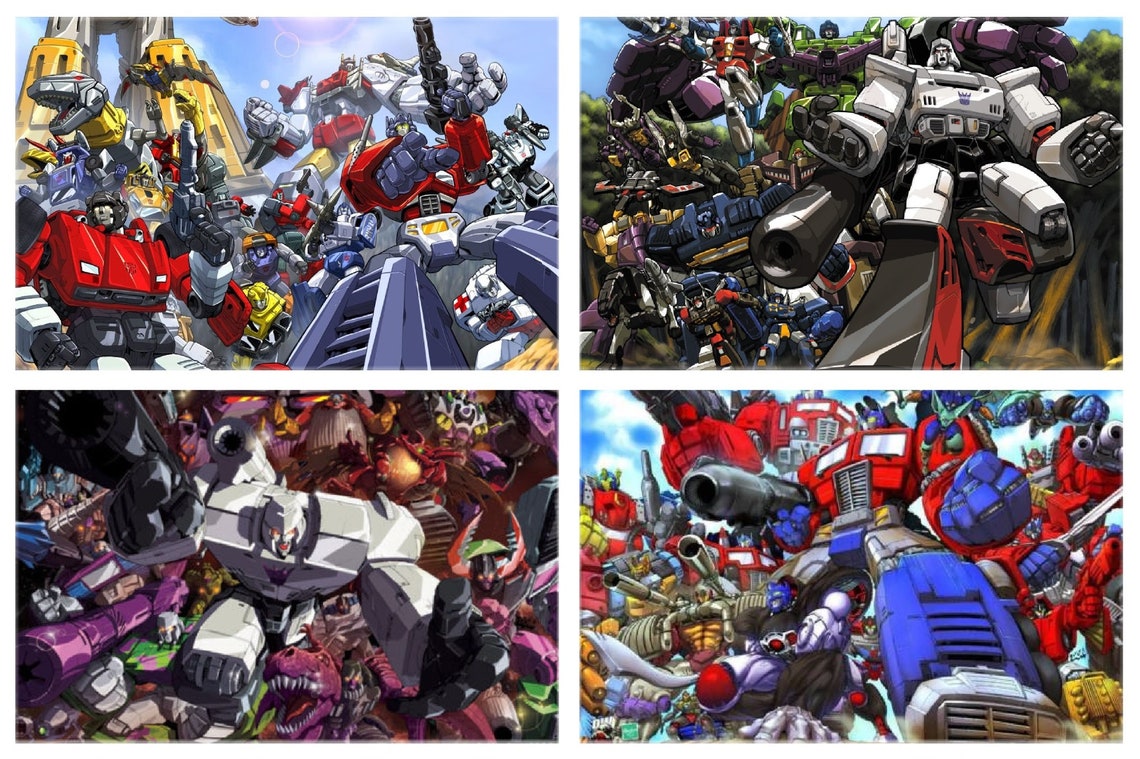 Transformers Generation One G1 Posters Set of 4 From Dreamwave Comics ...