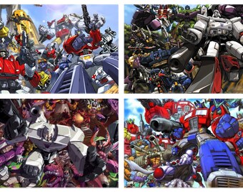 Transformers Generation One G1 Posters Set of 4 From Dreamwave | Etsy ...