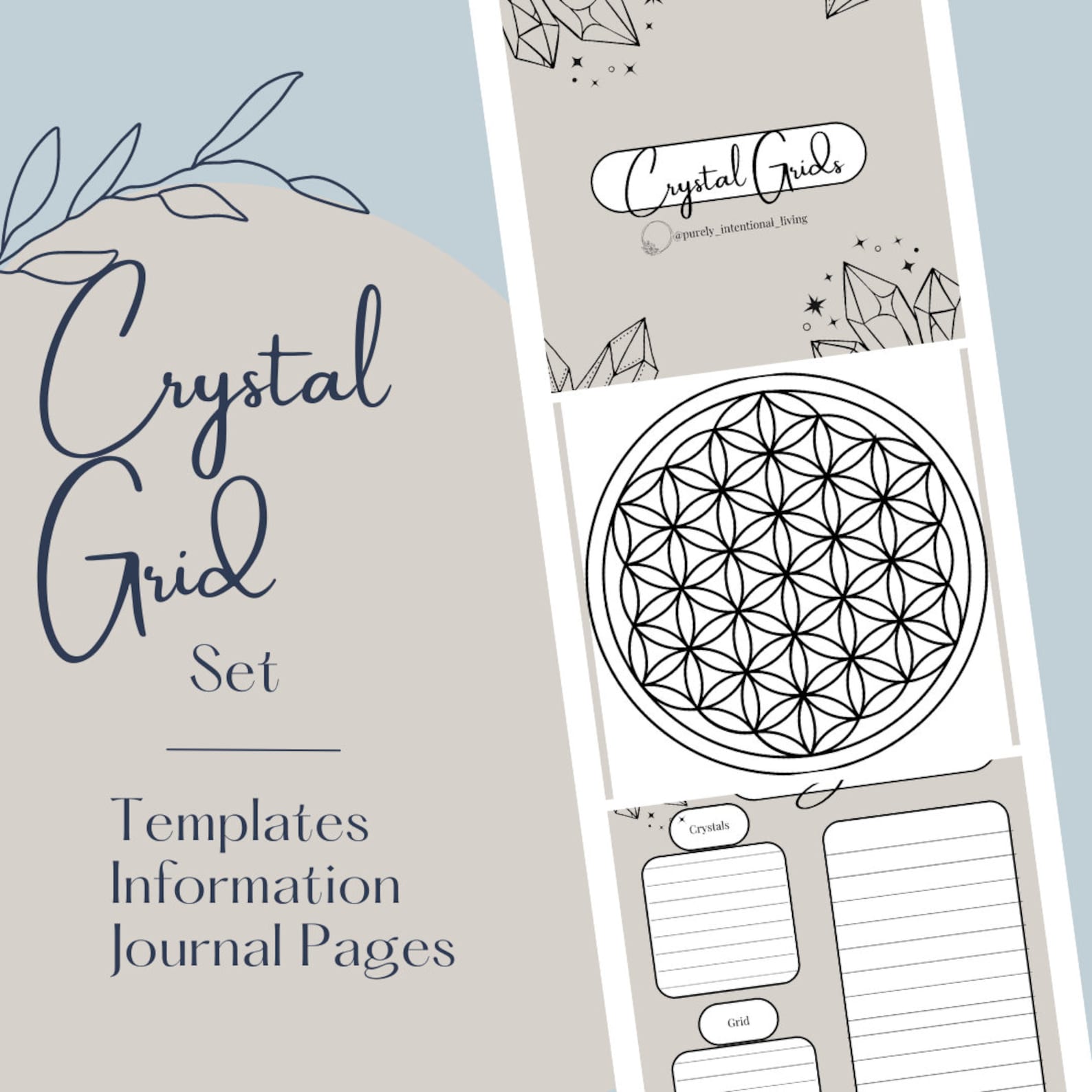 Crystal Grid Templates 20 Printable Crystal Grid Templates |sacred ...