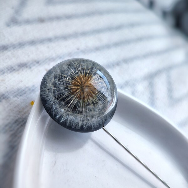 Dandelion Brooch - Etsy