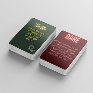 Truth or Dare - Ultimate Drinking Game for Adults Only - Etsy