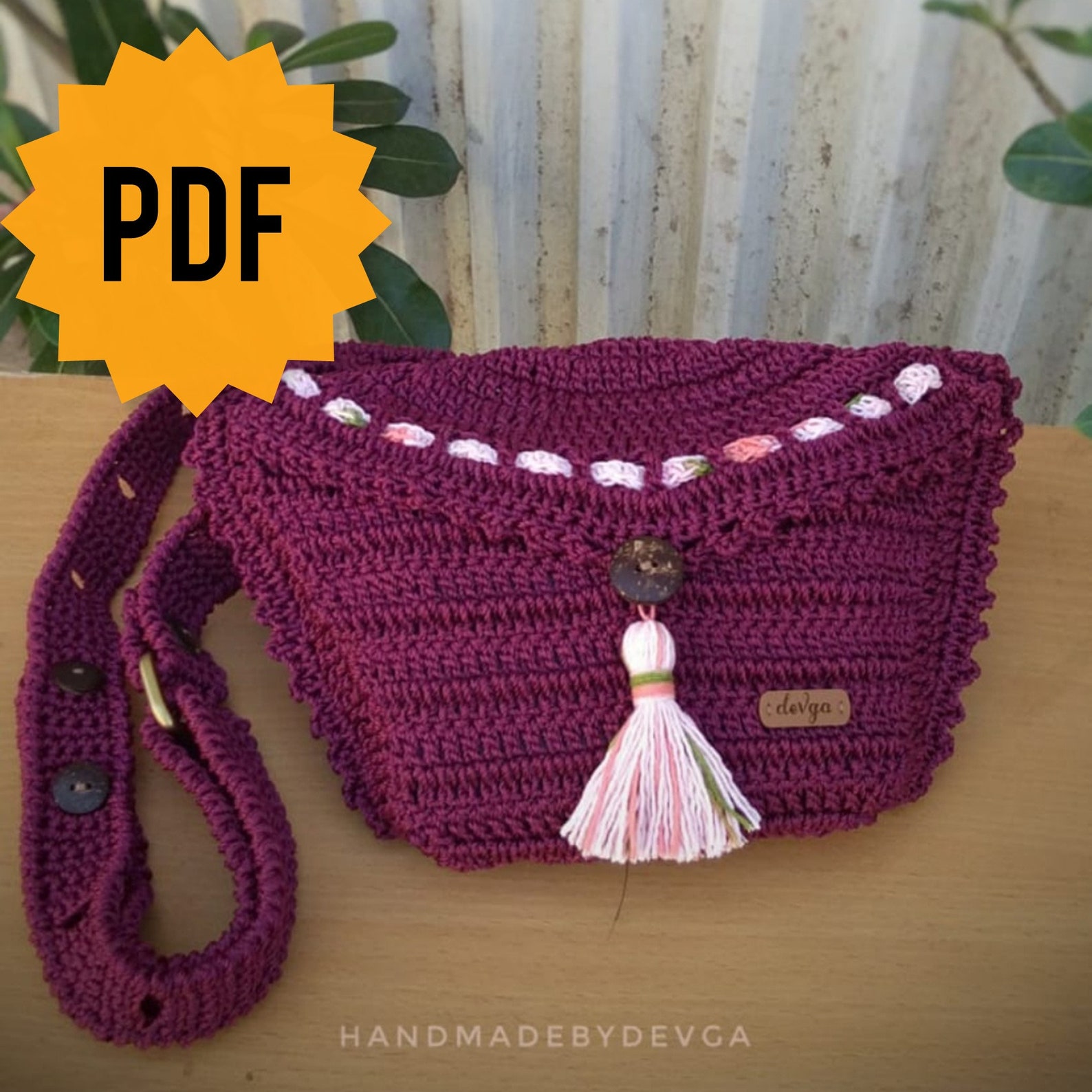 DIY Crochet Bag Pattern - VINTA Fanny Pack CROCHET- Easy Crochet Bag ...