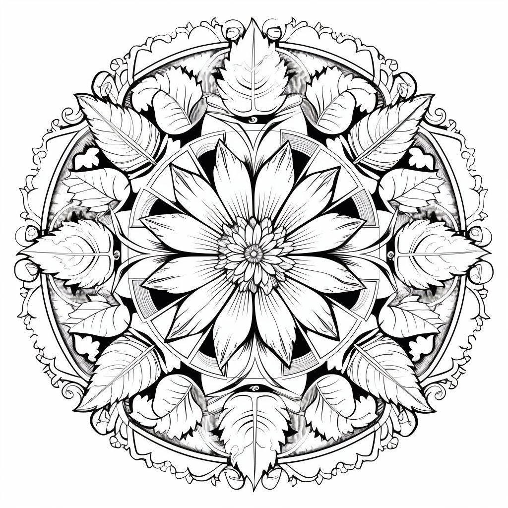 Mandala Coloring Page Set | Digital Download Coloring Book Pages ...