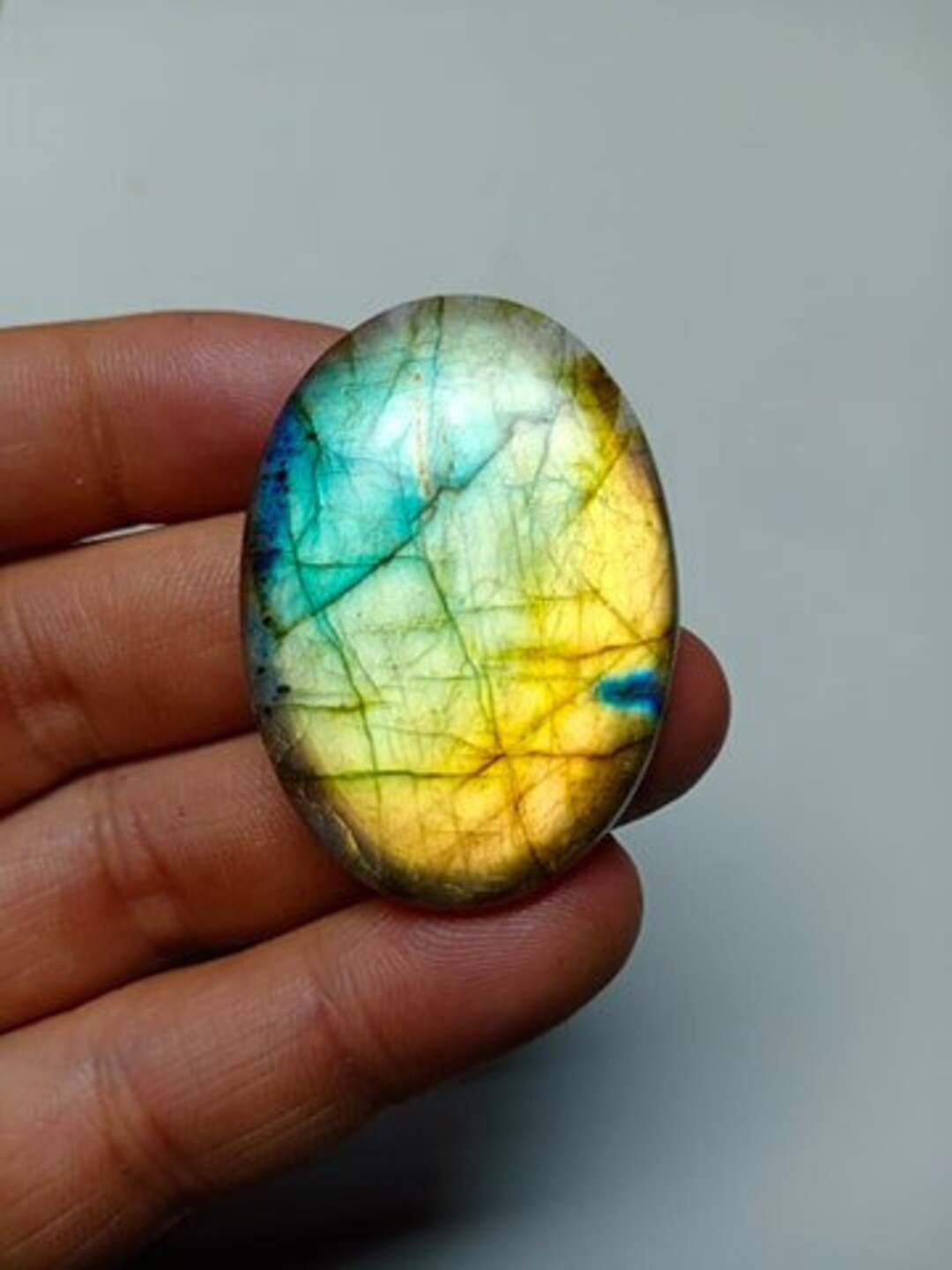 Rare !! Labradorite Cabochon, Natural Labradorite Gemstone, Loose ...