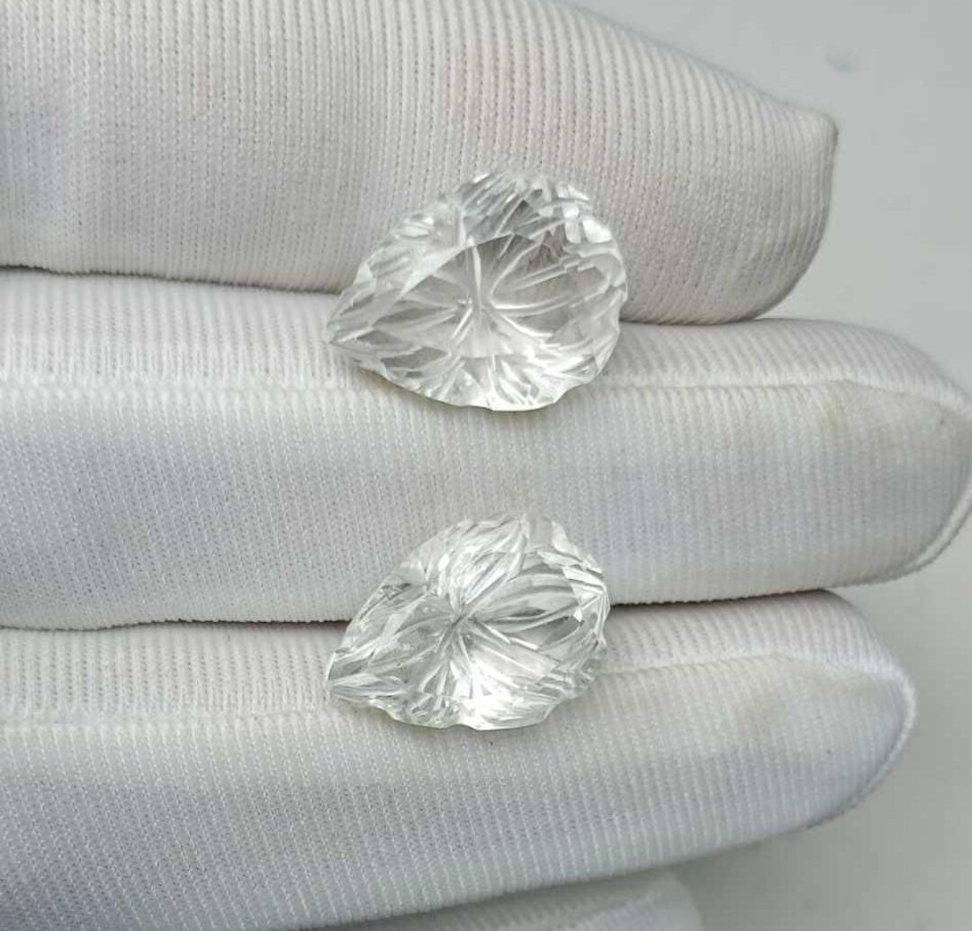 Faceted Crystal Laser Cut Stone, Beautiful Crystal Laser Cut Stone for ...