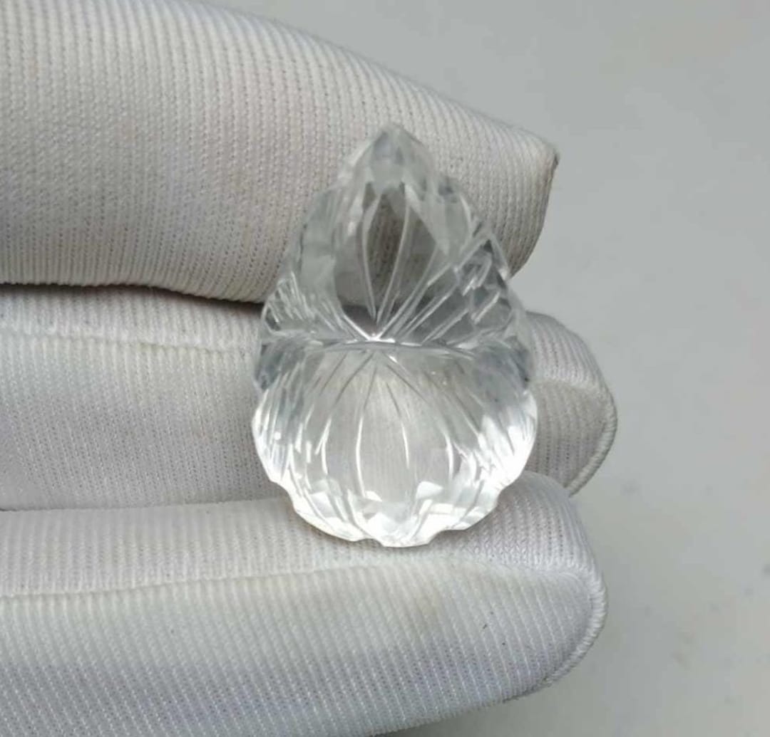 Faceted Crystal Laser Cut Stone, Beautiful Crystal Laser Cut Stone for ...