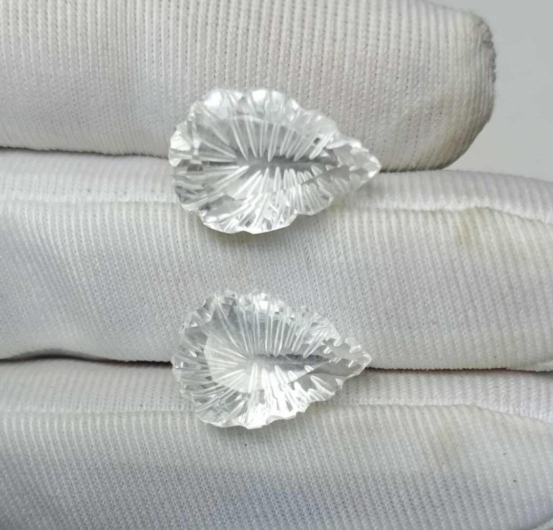 Faceted Crystal Laser Cut Stone, Beautiful Crystal Laser Cut Stone for ...