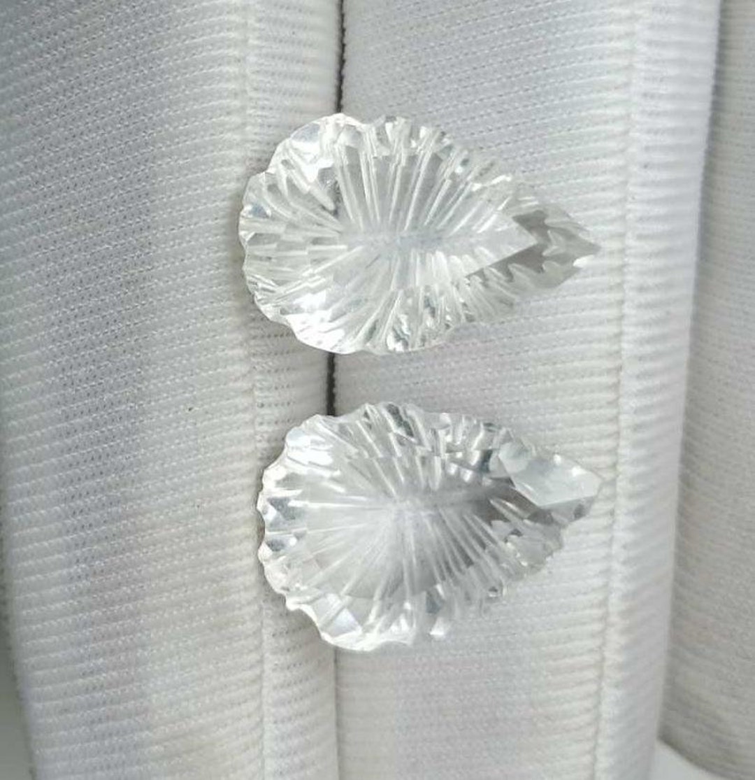 Faceted Crystal Laser Cut Stone, Beautiful Crystal Laser Cut Stone for ...