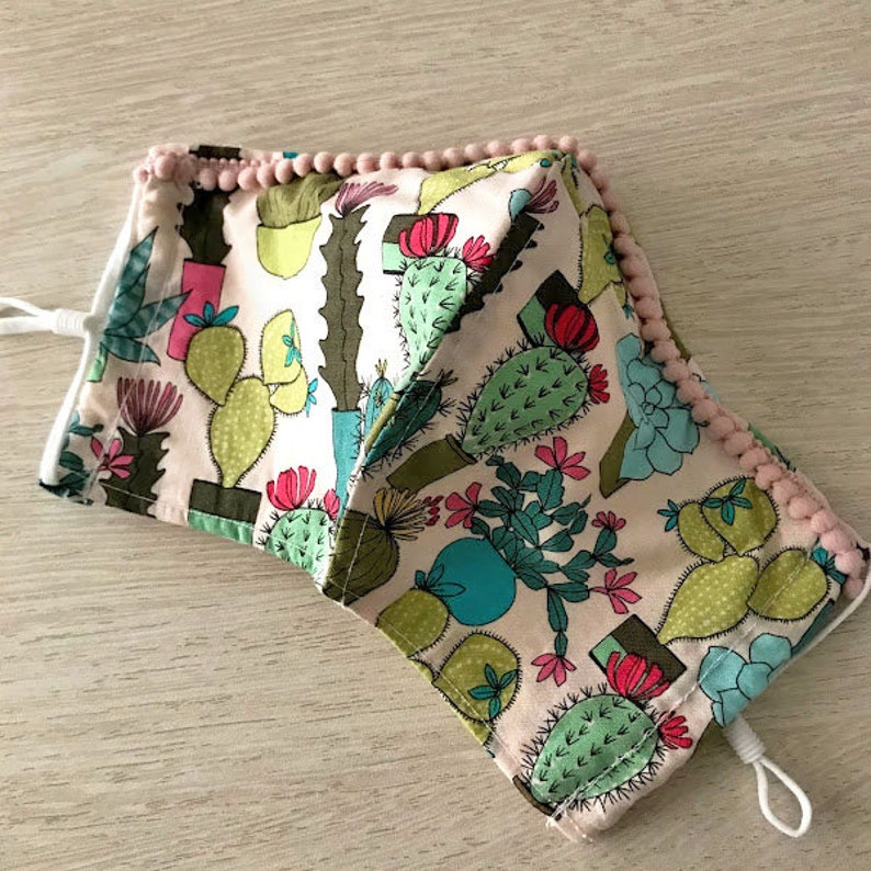 Cactus Fiesta Face Mask - Etsy