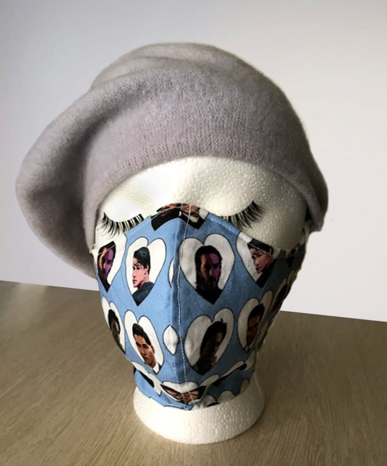 Love Keanu Cotton Face Mask - Etsy