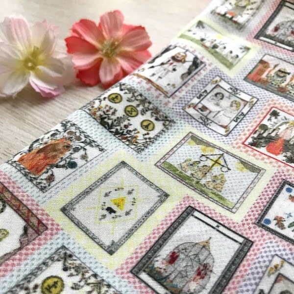 Midsommar Mural Folk Art Cotton Hair Cottage Kerchief - Etsy