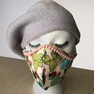 Cactus Fiesta Face Mask - Etsy