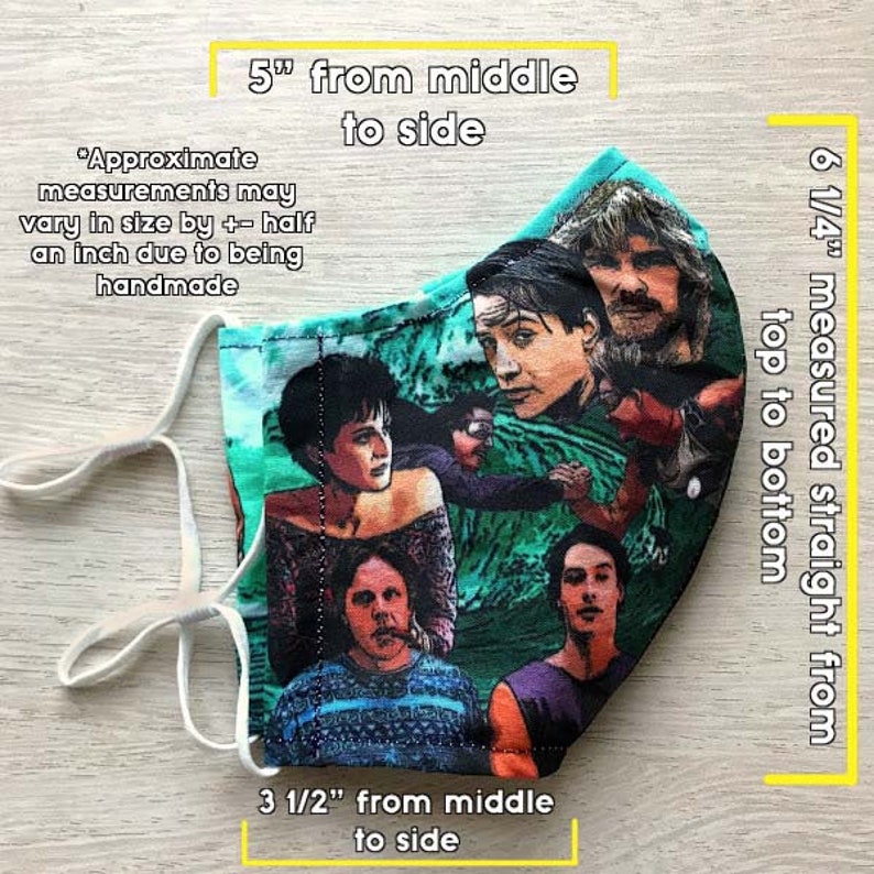 Caught My First Tube Point Break Face Mask | Etsy