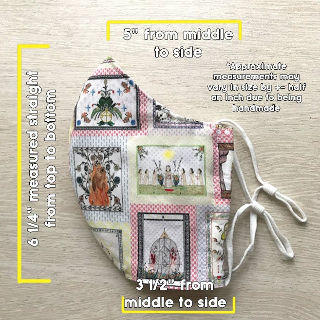 Midsommar Folk Art Cotton Face Mask - Etsy