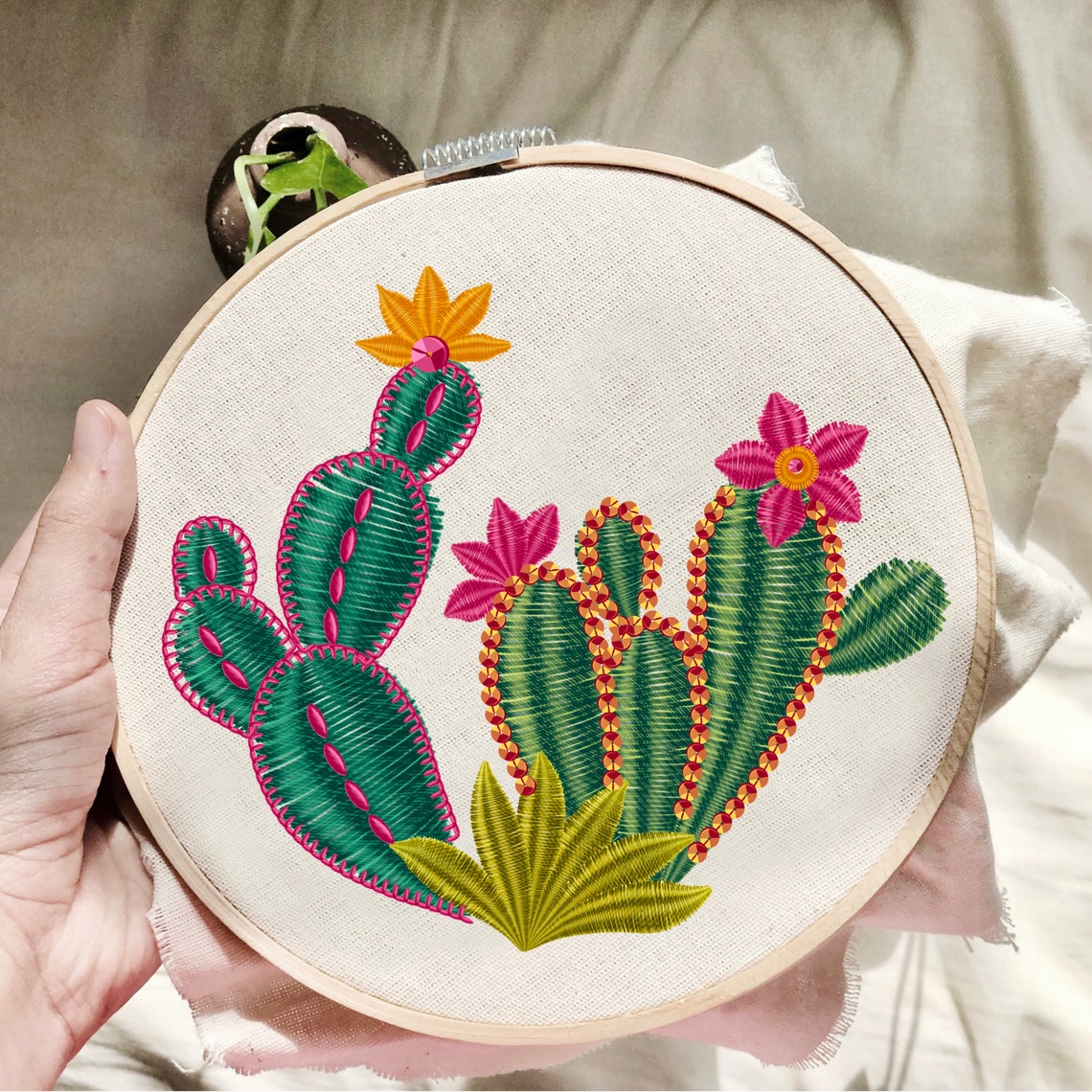 Procreate Embroidery Brushes: Dual Colour Stitch Effects (digital ...