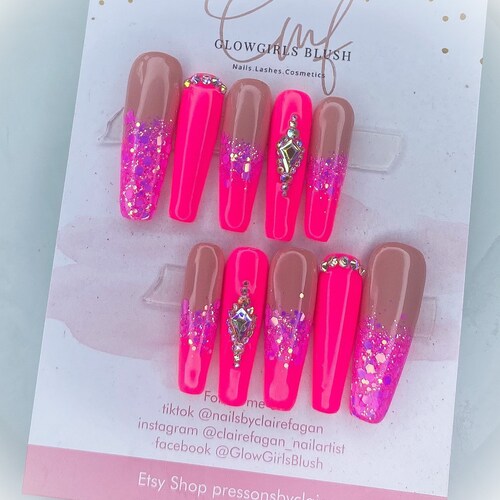 Press on Nails Press Ons Gel Press Ons - Etsy