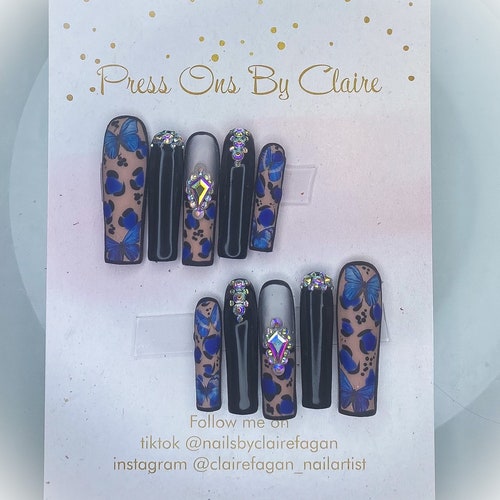 Ombré Press on Nails - Etsy